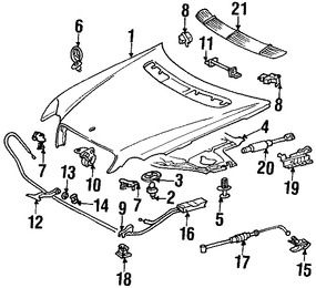 Cable Abre Capo Original para Mercedes-Benz Marca MERCEDES BENZ Número ...